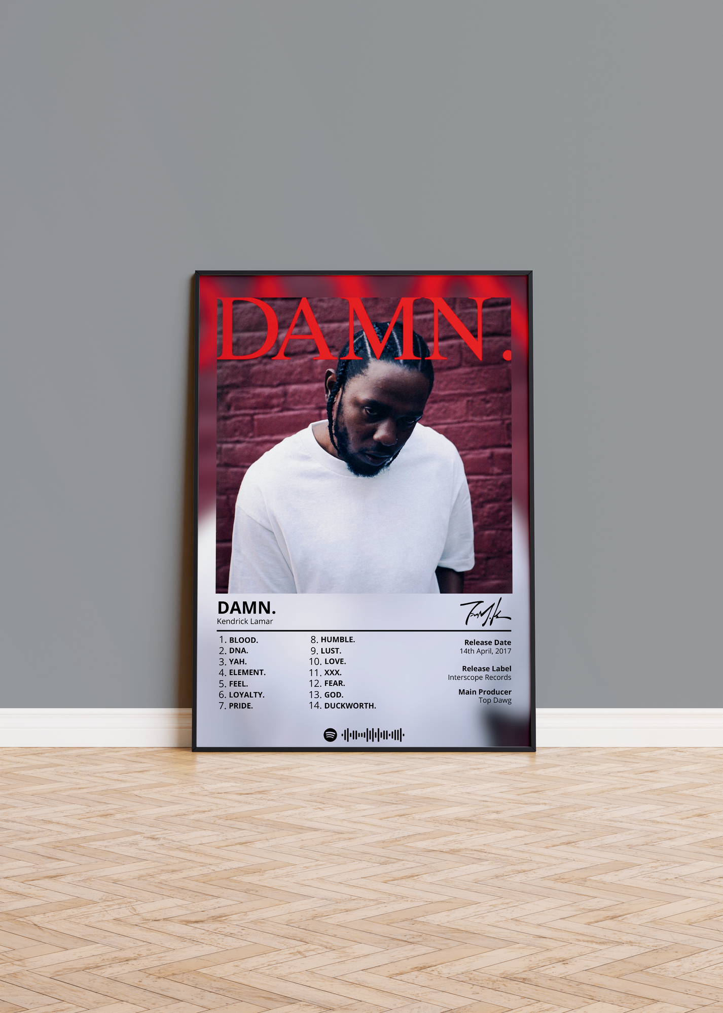 Kendrick Lamar - DAMN. – AlbumPrints