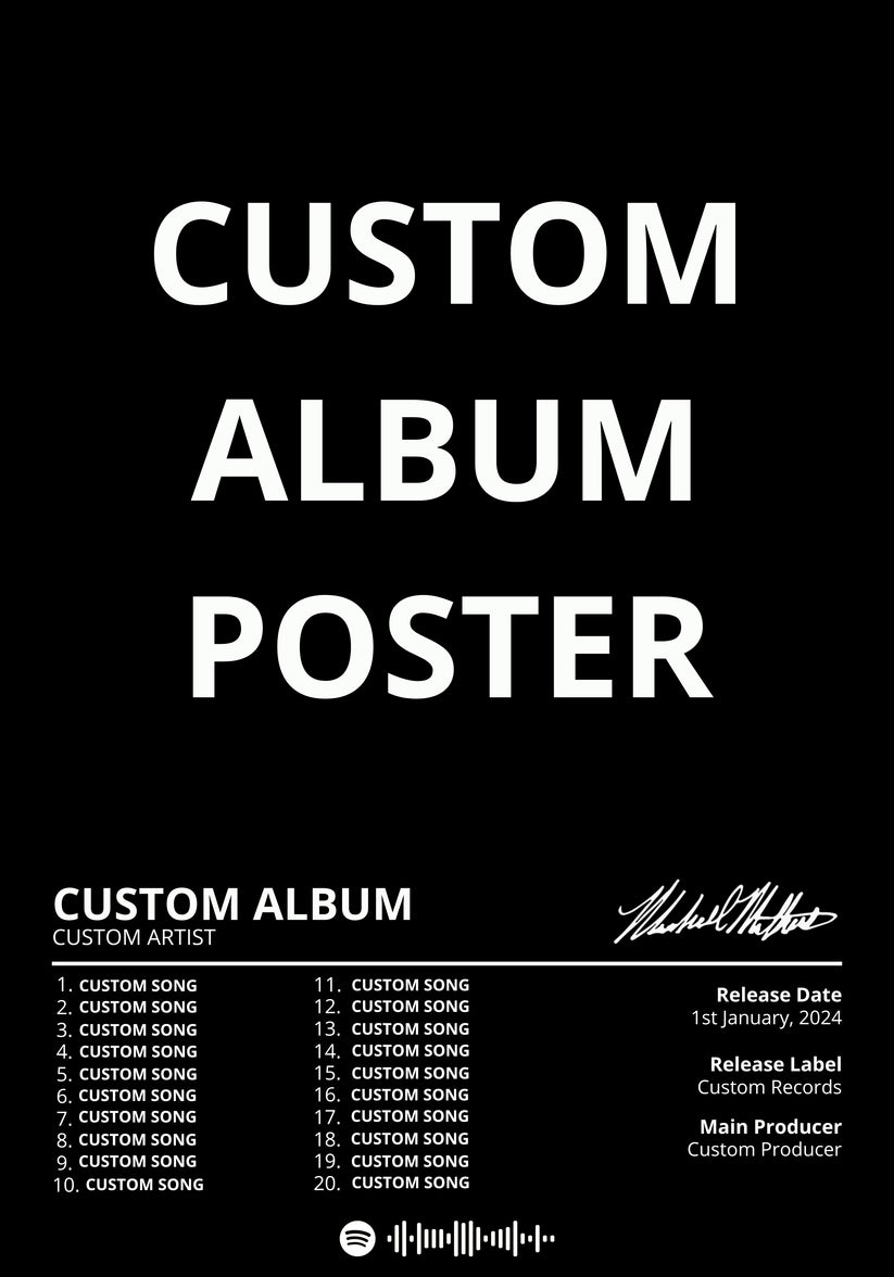 Custom Album Poster – AlbumPrints