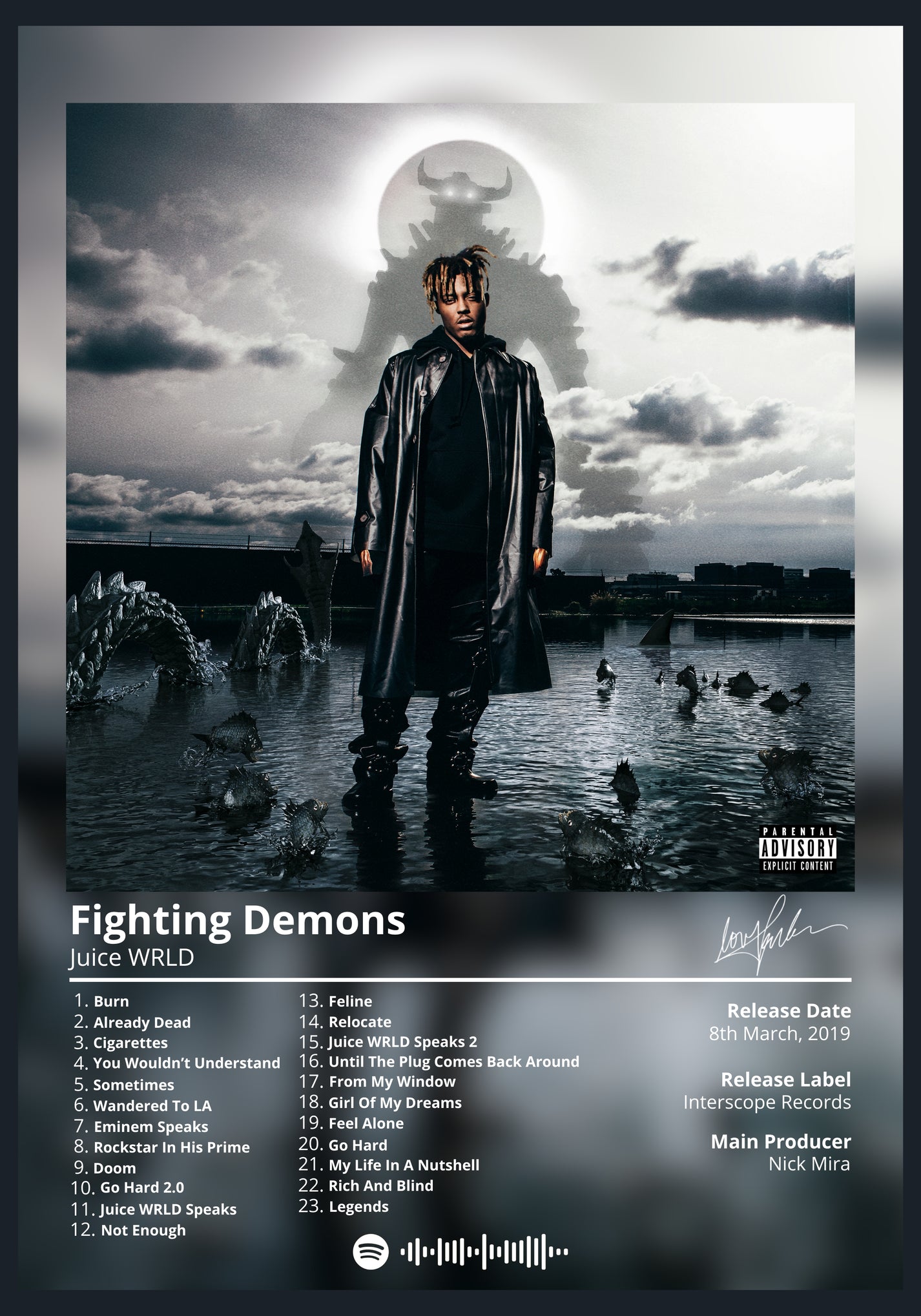 Juice WRLD - Fighting Demons – AlbumPrints