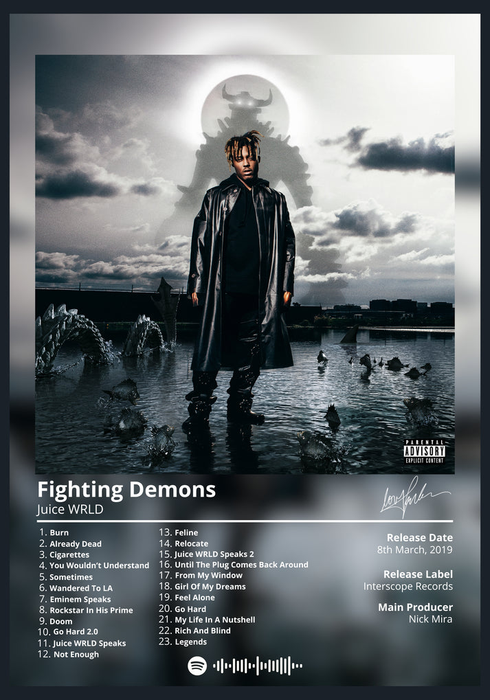 Juice WRLD - Fighting Demons – AlbumPrints