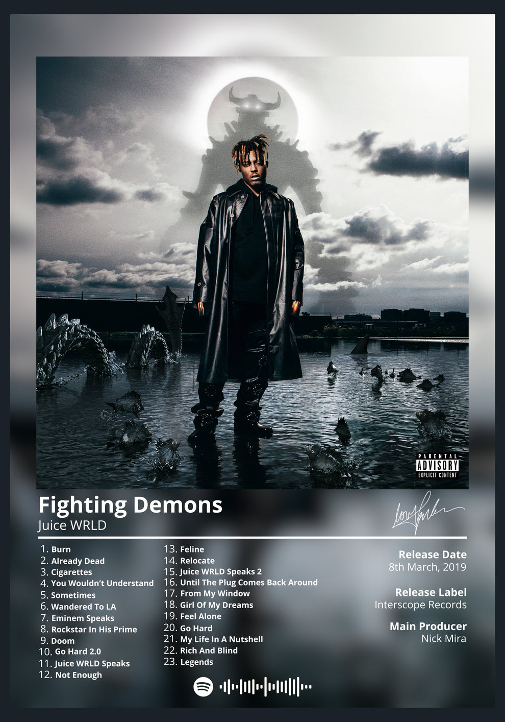 Juice WRLD - Fighting Demons – AlbumPrints